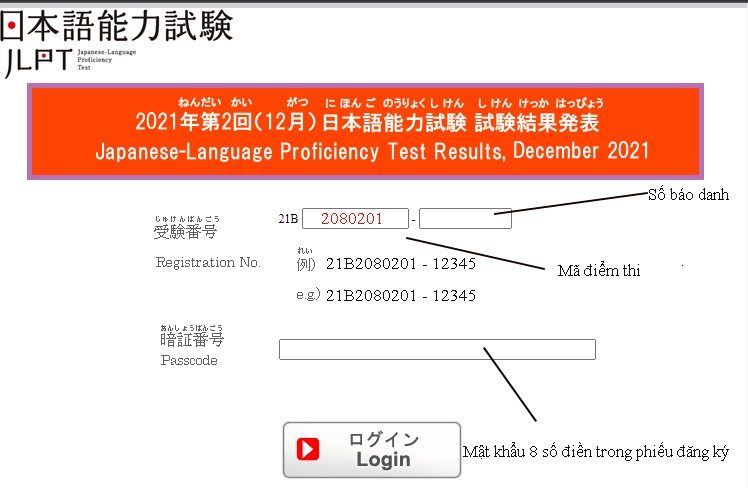 Hướng Dẫn Tra Cứu Và Xem điểm JLPT 12/2024 Đầy Đủ Chi Tiết Nhất - Daruma Nihongo
