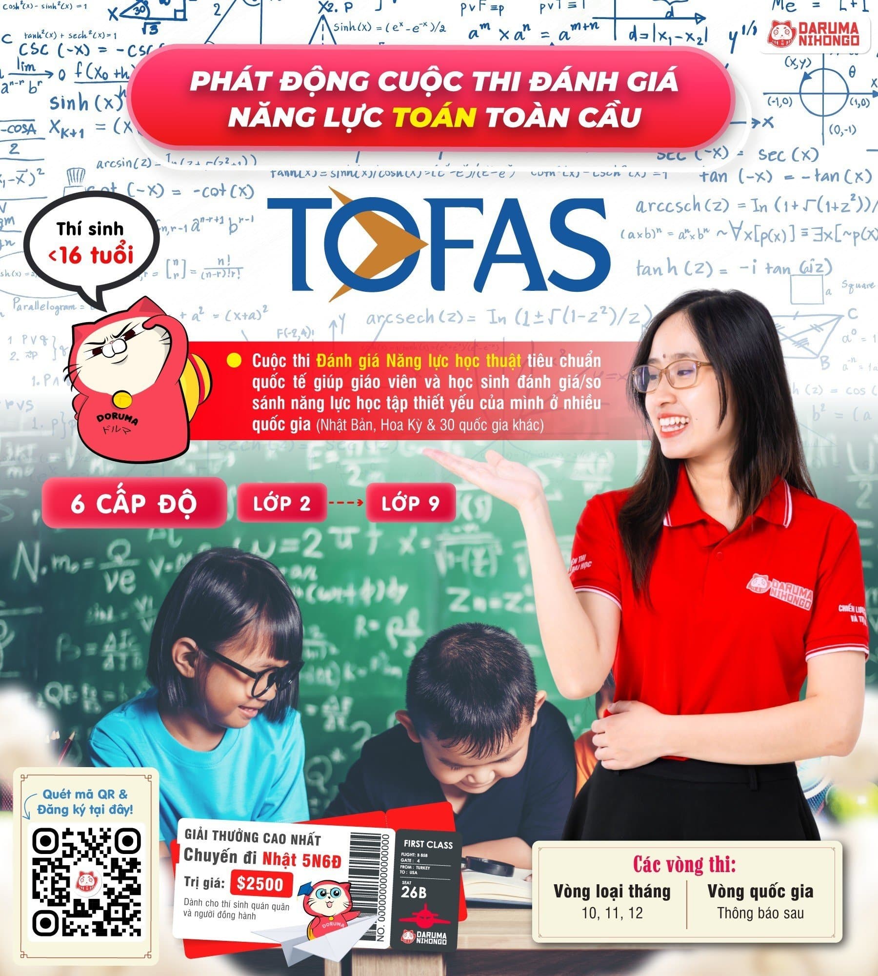 DARUMA NIHONGO KẾT HỢP VỚI TOFAS - PHÁT ĐỘNG CUỘC THI ĐÁNH GIÁ NĂNG LỰC ...